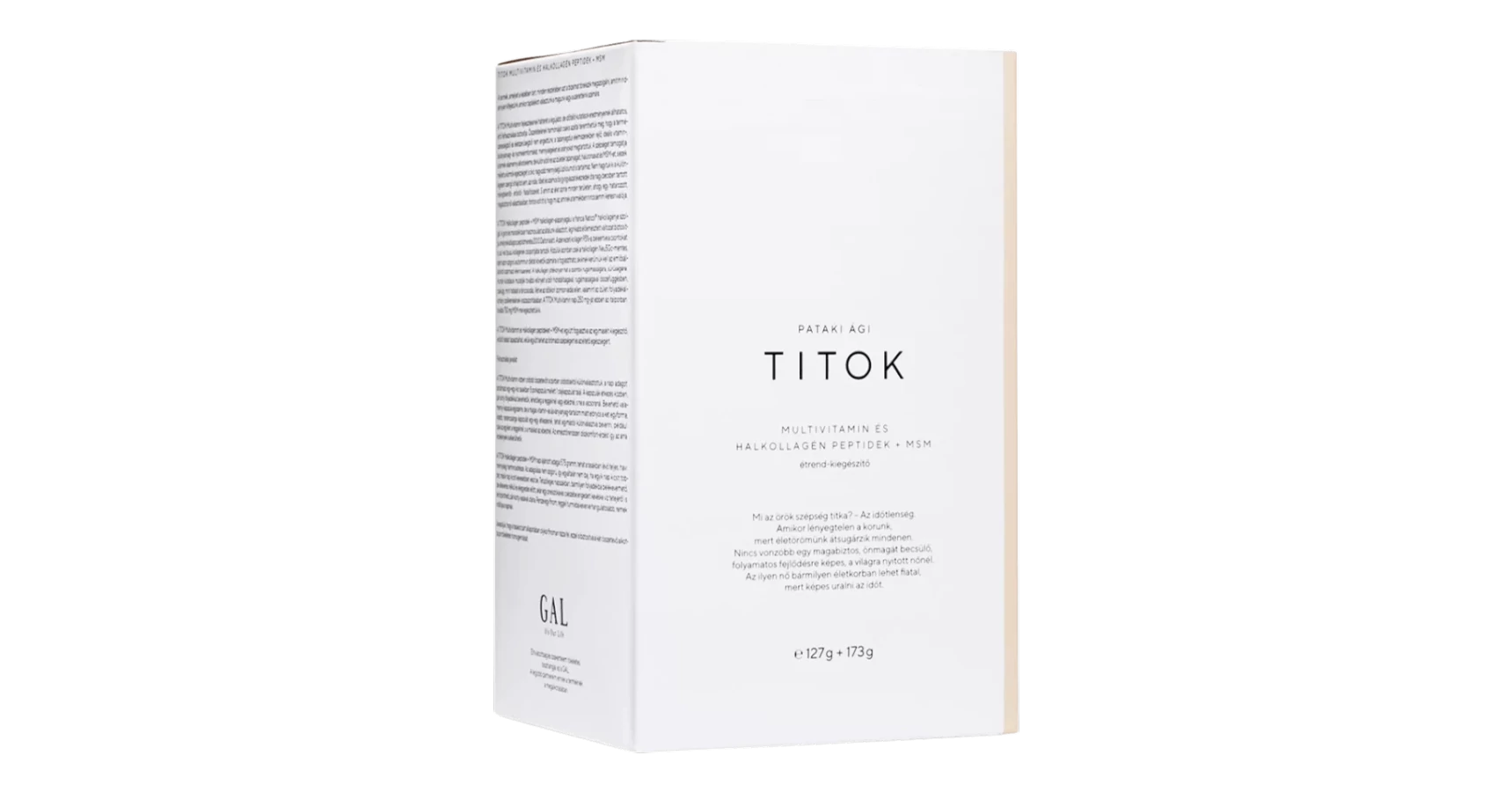 TITOK Multivitamin és Halkollagén Peptidek + MSM - GAL - Hialuron ...